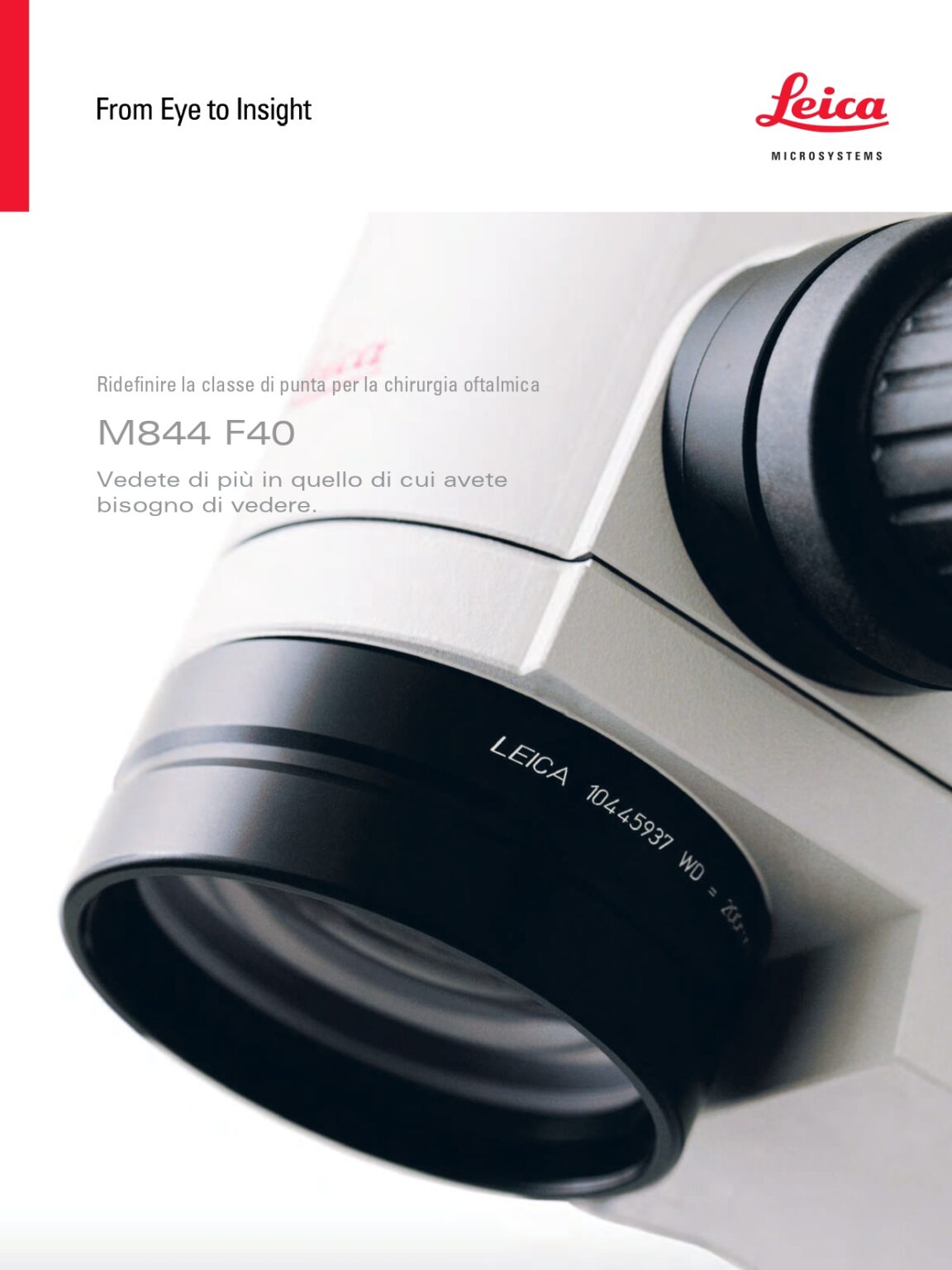 Leica M844 F40 - Prodotti per la chirurgia e la diagnostica oftalmologia